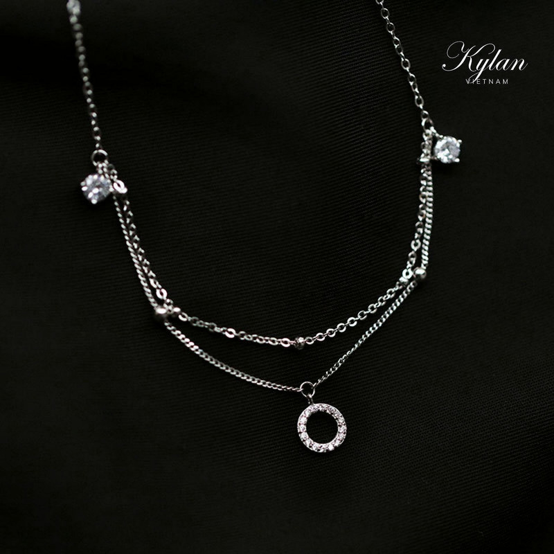 KSJ Lắc Chân Bạc Nữ Kylan Silver Anemasse Dây Xích Mix Dây Mịn Treo ...